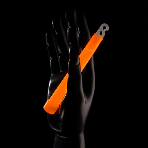 6" Single Glow Stick Orange | Glow Party Supplies & More