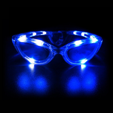 Blue LED Sunglasses | Light Up Sunglasses | Lighted Sunglasses | Glowsource
