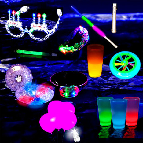 Light Up LED & Glow Birthday Party Pack | Party Supplies