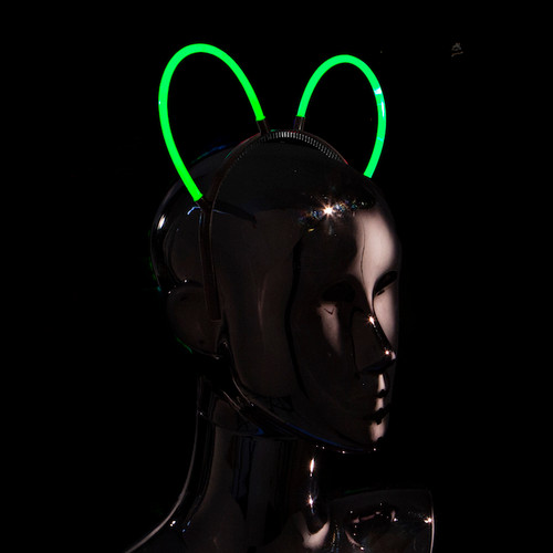 Green Glow Bunny Ears | Glow in the Dark Ears