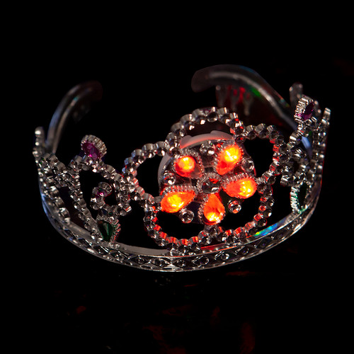 Light Up Tiara with Red Lights | LED Headwear