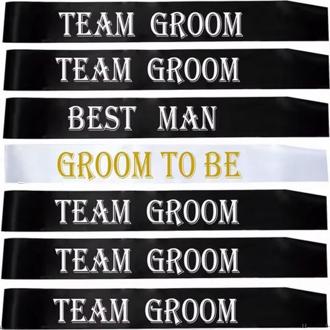 Bucks Night Sashes, Groom Accessories & Party Wearables
