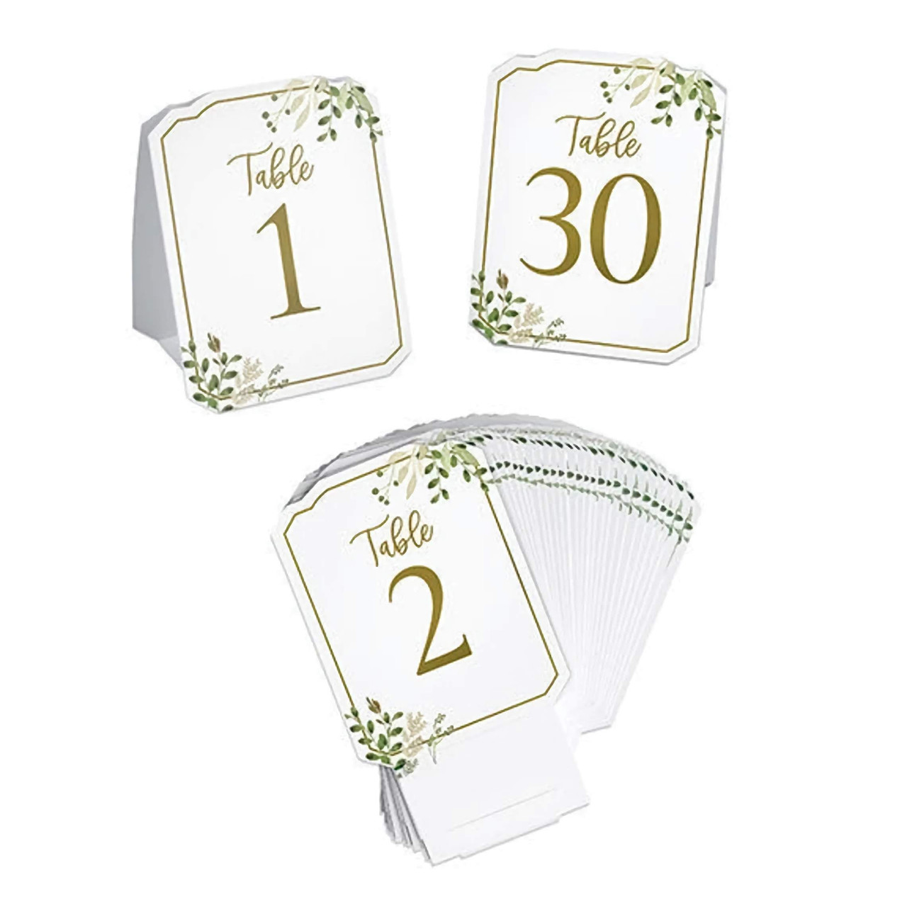 Reception Table Number Cards Creative Wedding Reception Place Card