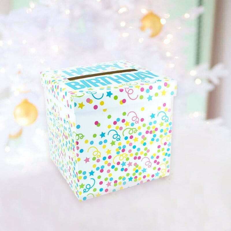 Happy Birthday Card Box | Birthday Supplies