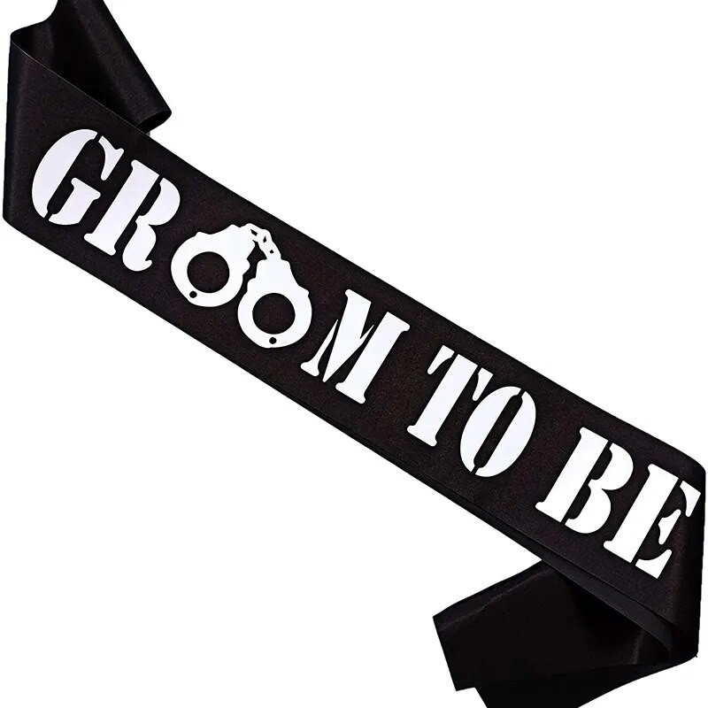 Groom To Be Sash | Bachelor Party Accessory