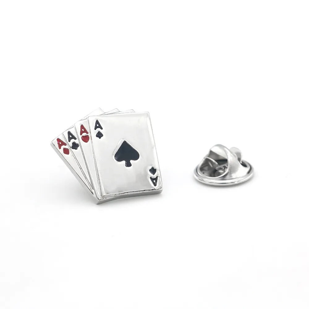 Four Aces Lapel Pin | Lapel Pin Accessories