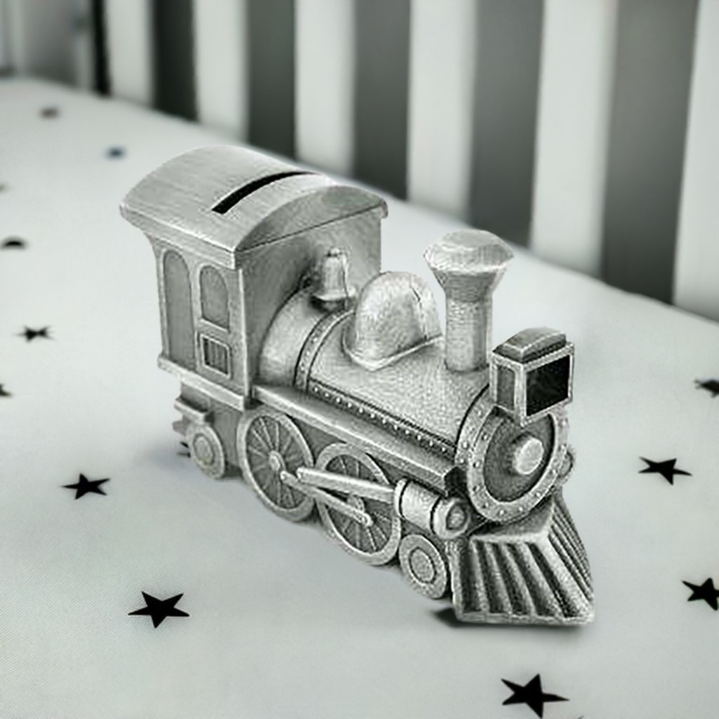 Baby Train Money Box | Newborn Baby Gift