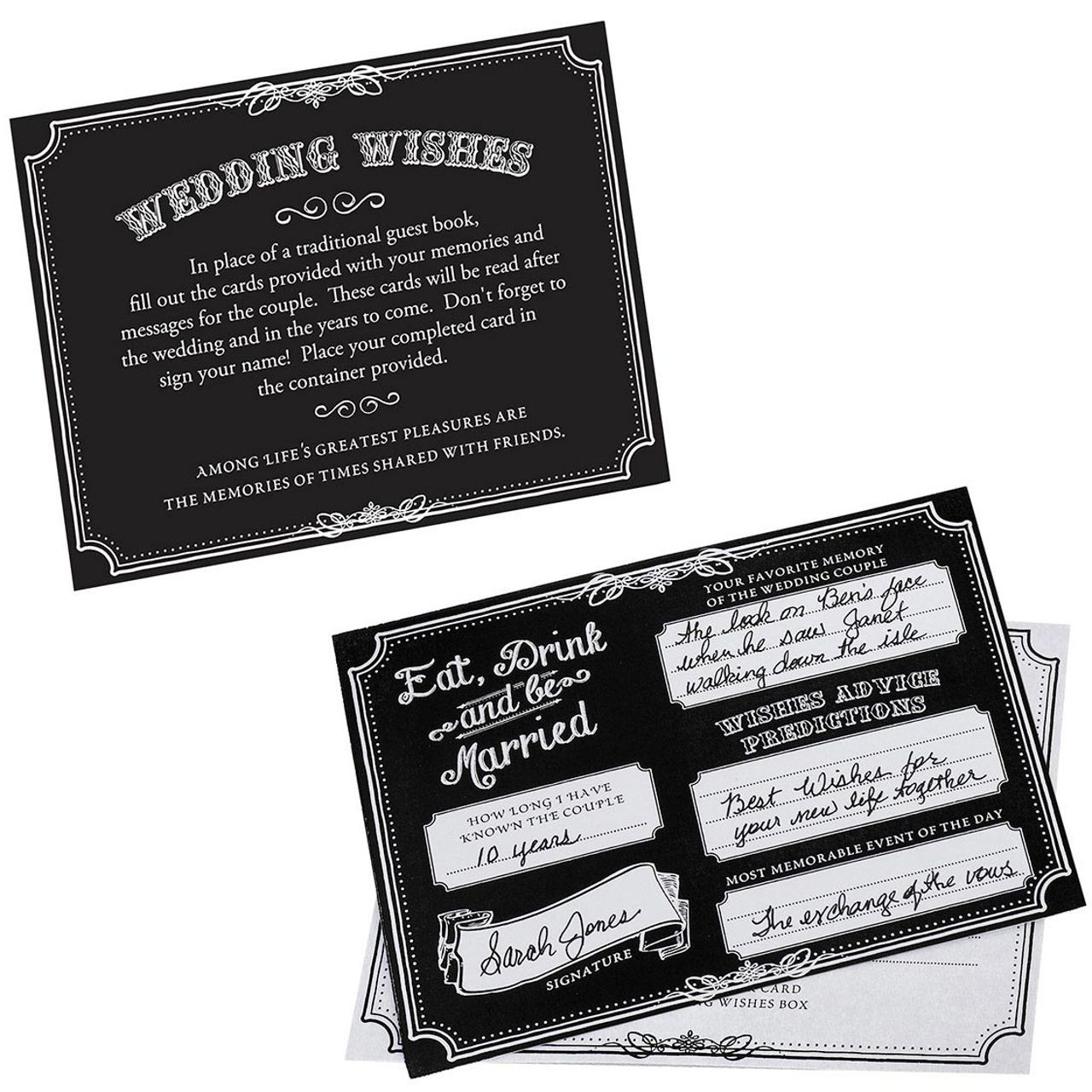 Wedding guest cards 60 photos - Vianawedding.com