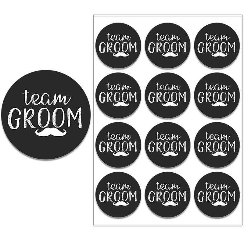 Team Groom Stickers | Bucks Night