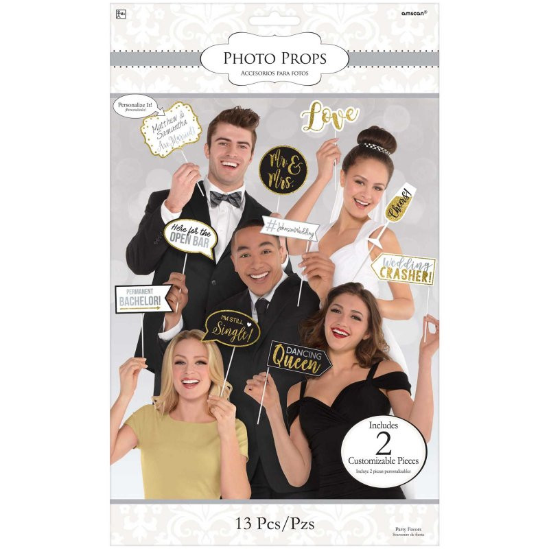 Photo Booth Props | Wedding Reception Decorations