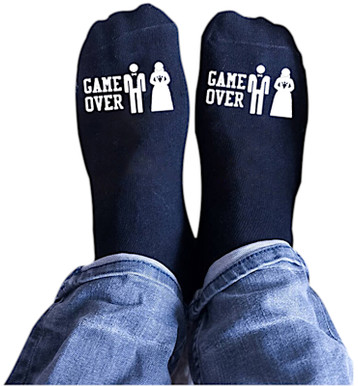 Groom To Be Socks | Game Over socks