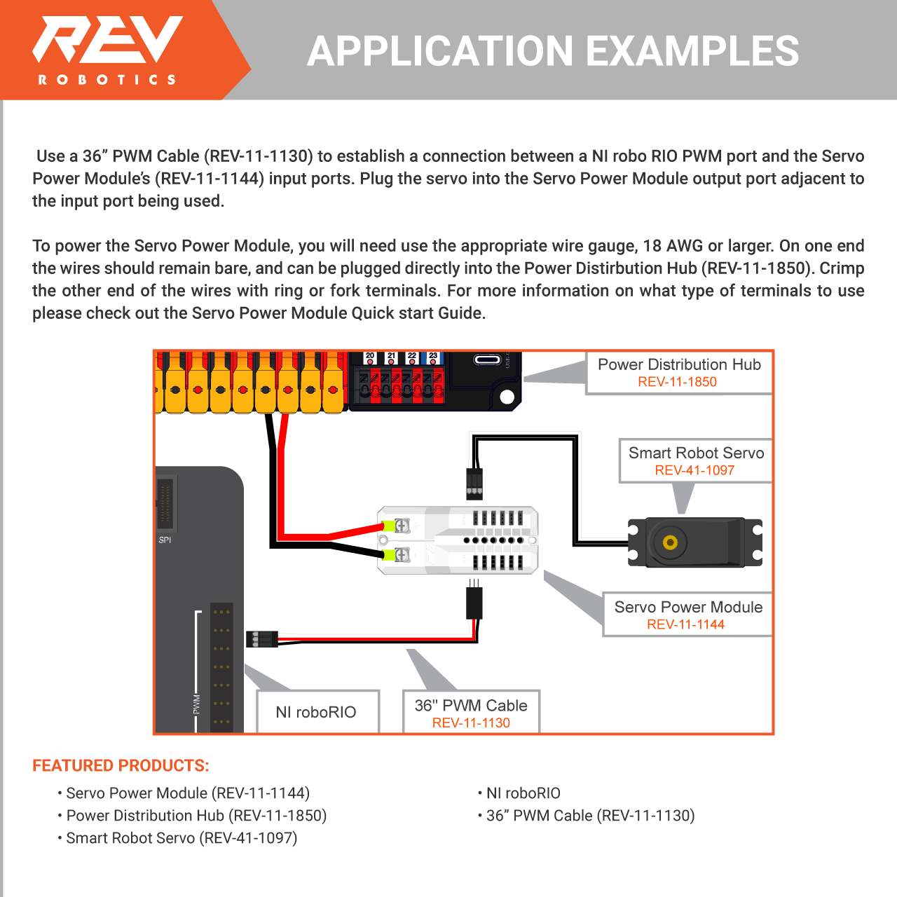 Servo Power Module - REV Robotics