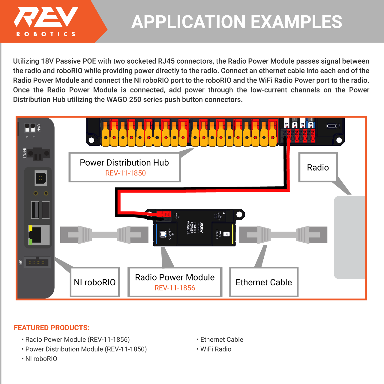 Radio Power Module - REV Robotics