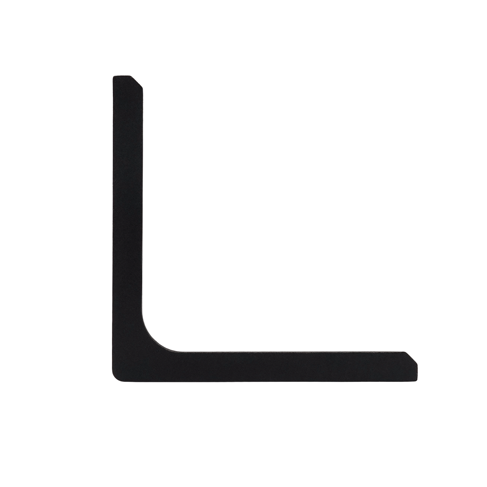 1in Basic Corner Bracket - 2 Pack