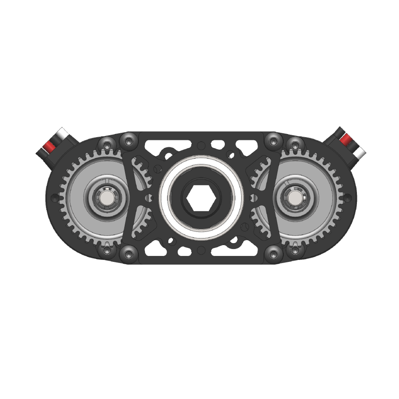 2 Motor Gearbox - Through Bore - REV Robotics