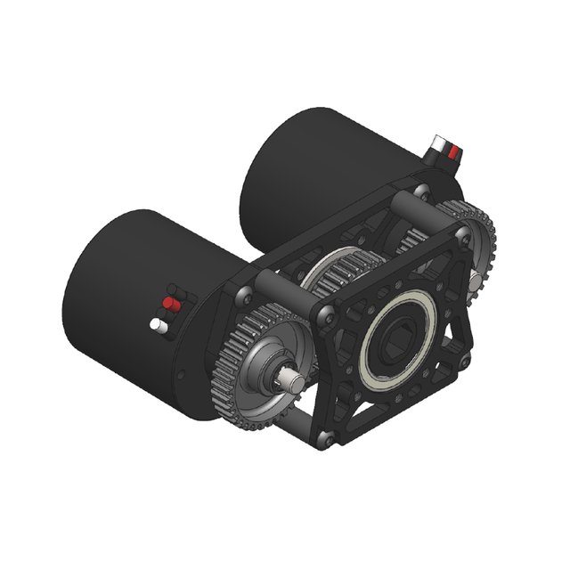 2 Motor Gearbox - Through Bore - REV Robotics