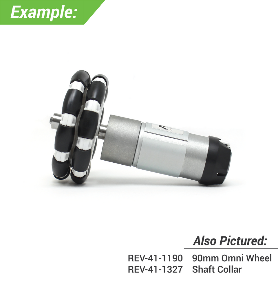 HD Hex Motor 40:1 Spur Gearbox - REV Robotics