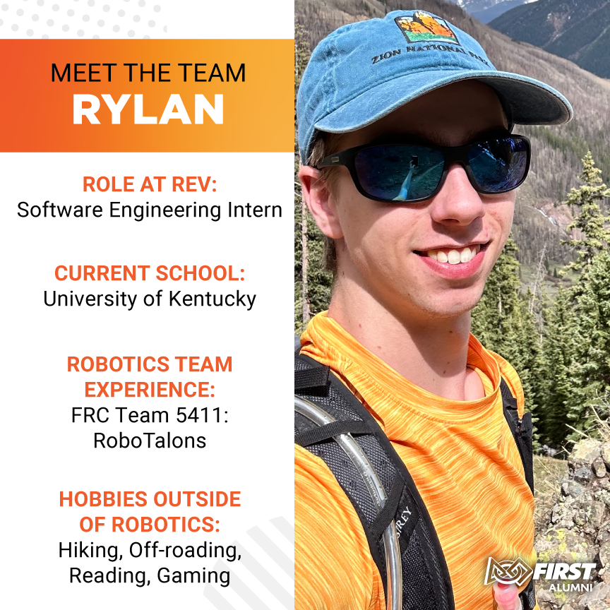 Intern Spotlight: Rylan - REV Robotics