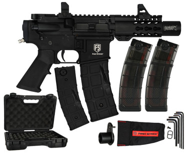 First Strike Paintball Marker - T15 Machine Pistol w/ FREE V2 20 Round ...