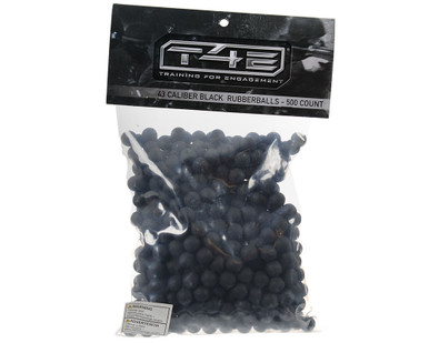 T4E Paintball .43 Cal Rubber Balls - 500 Rounds