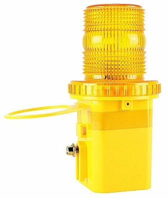 SINGLE BATTERY AUTO FLASHING ROAD LAMP - KT Supplies
