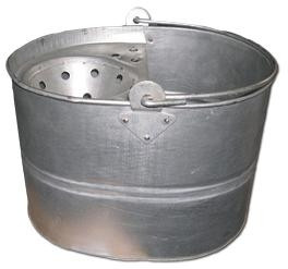 GALVANISED METAL MOP BUCKET - KT Supplies