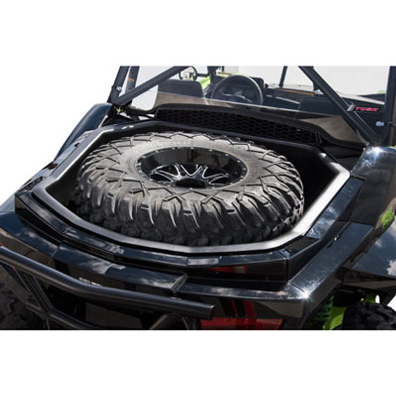 Tusk Bed Mounted Utv Spare Tire Carrier And Cargo Rack For Arctic Cat