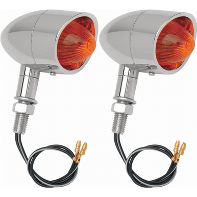 Drag Specialties Mini Retro-Style Motorcycle Marker Lights - Revco.ca