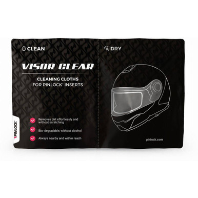 Pinlock Visor Clear Cleaning Cloths - Revco.ca