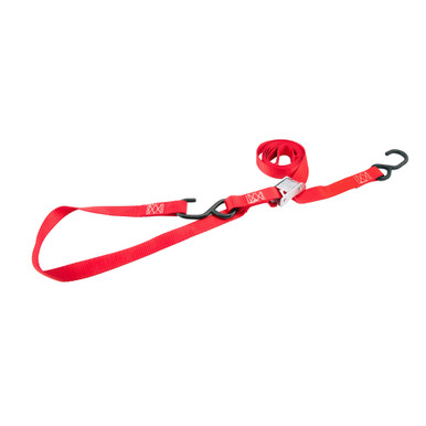 Erickson Cam Buckle Tie-Down Straps w/ Built-In Soft Ties (Red) - Revco.ca