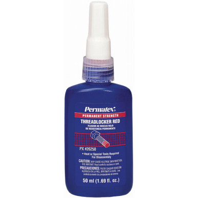Permatex Permanent Strength Threadlocker (Red) - Revco.ca