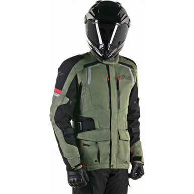 Alpinestars Andes V2 Drystar Jacket (Green/Black/Red) - CLOSEOUT - Revco.ca