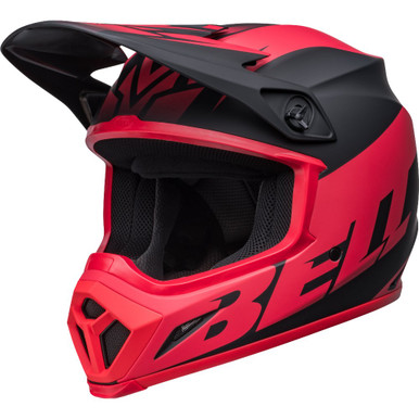 Bell MX-9 MIPS Disrupt Motocross Helmet (Matte Black/Red) - Revco.ca