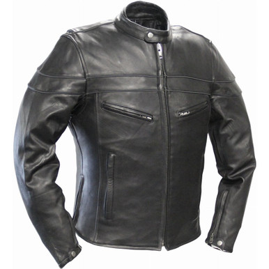 Highway 2 Clyde Leather Jacket (Black) - Revco.ca