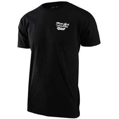 Troy Lee Designs Feathers Tee (Black) - CLOSEOUT - Revco.ca