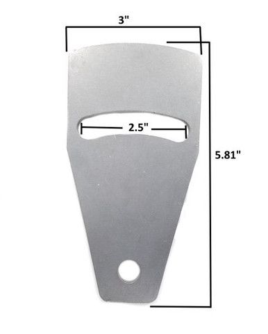 Spindle Plate 1/4″ Steel 1/2″ - Mini Wedge Supply
