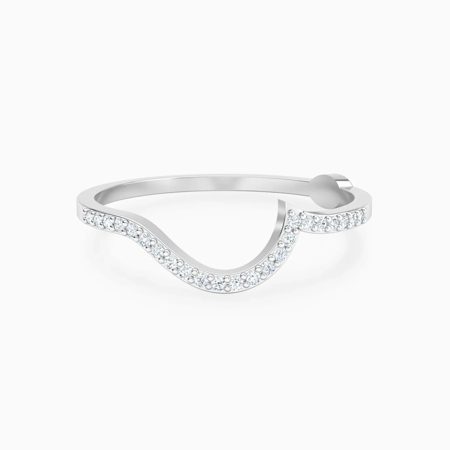 Tracing Cluster Diamond Ring in 18K Gold | L'azurde Egypt