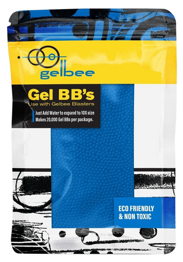 gelbee GFGBB6 Gel BBs Blue 20,000 BBs 028478154629