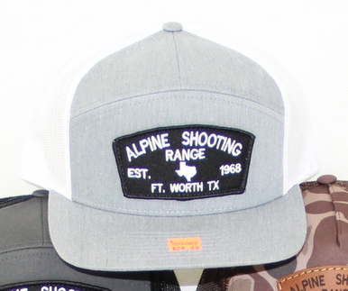 Alpine Shooting Range Hat - Grey and white - Alpine Range