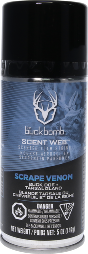 The Buck Bomb HSBBSWSCRPVEN Buck Bomb Scrape Venom Deer 5oz Aerosol