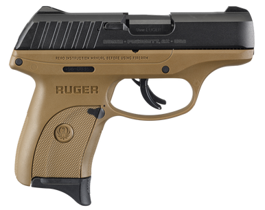 Ruger Ec9s, Rug 3297 Ec9s 9mm 3.12 7r Fde