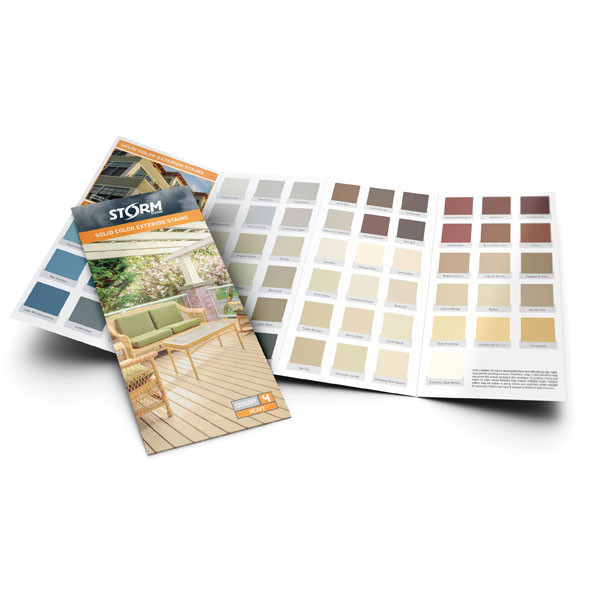 Storm Category 4 Solid Stain Color Chart