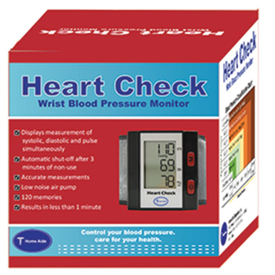 HEART CHECK WRIST BP MONITOR - B&F Medical Supplies.com