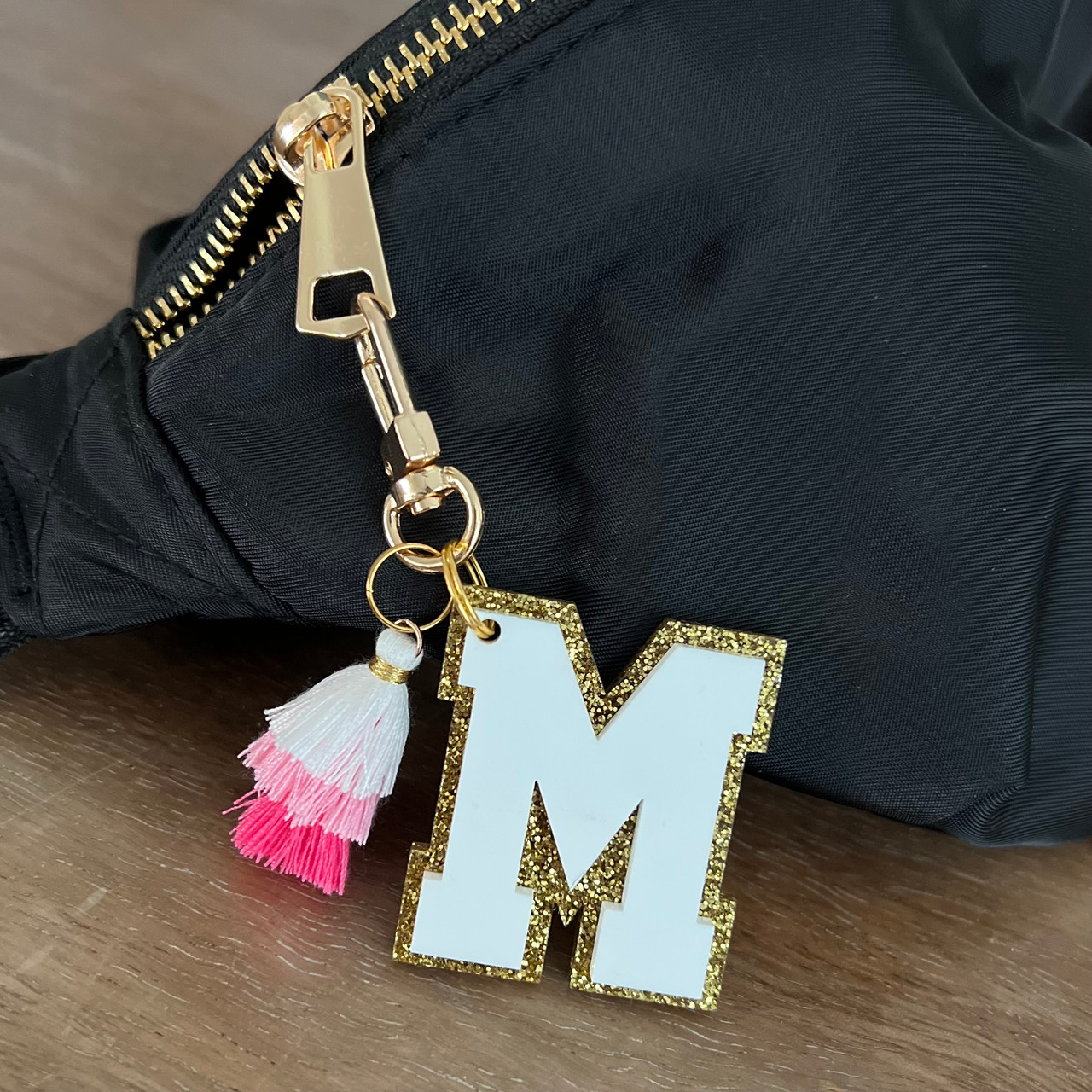 Varsity Letter Keychain