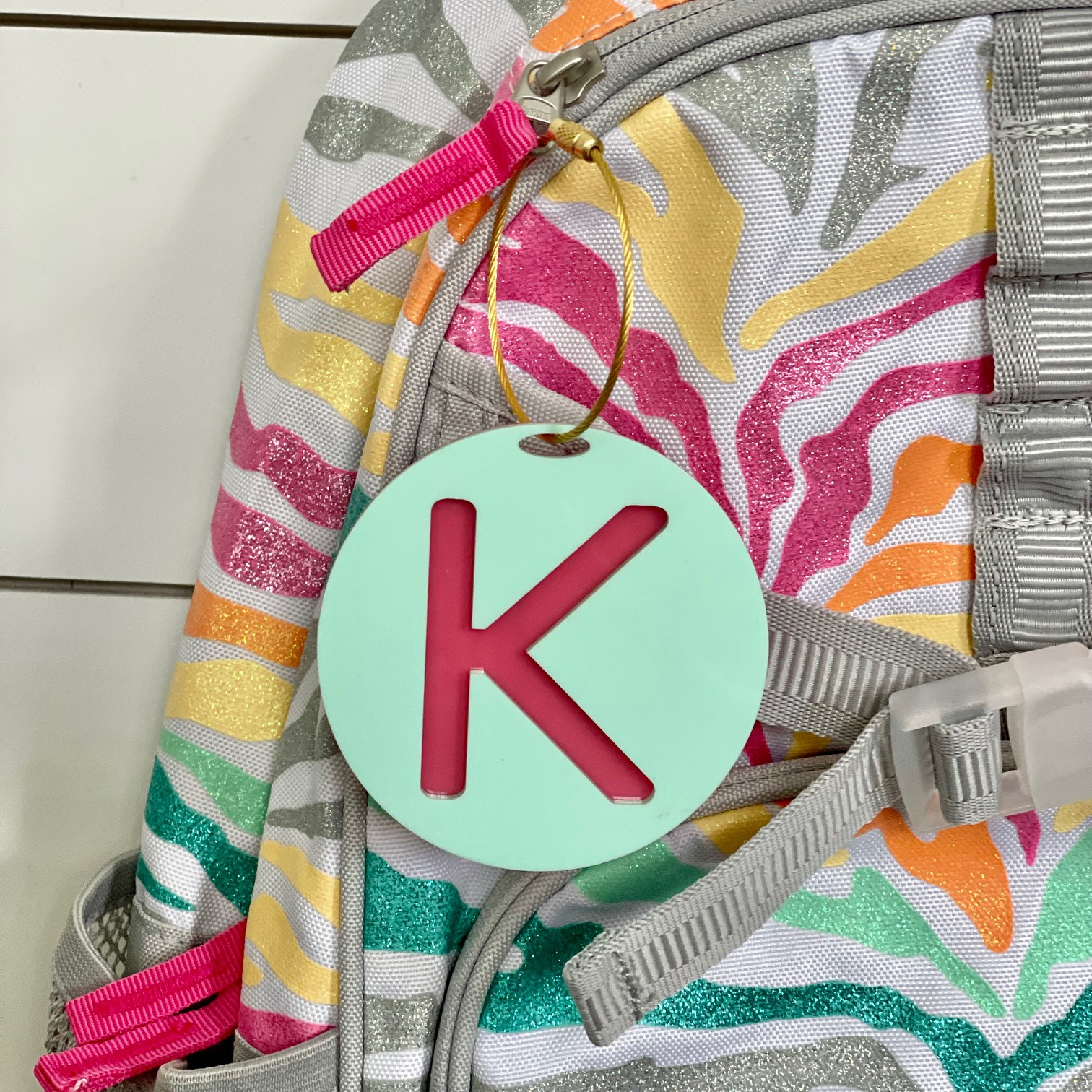 Monogram Bag Charm
