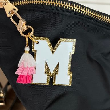 Varsity Letter Keychain