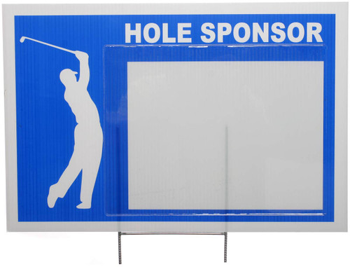 Golf Sponsor Signs - Golf Ball Shaped Signs