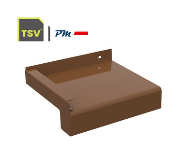 Pervaz exterior de aluminiu 40mm, RAL 8003-Stejar Auriu