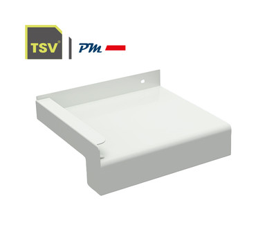 Pervaz exterior de aluminiu 40mm, RAL 9016-Alb