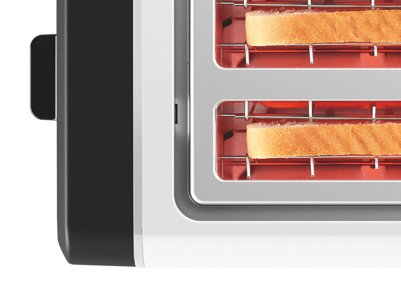 Bosch DesignLine 4 Slice Toaster | White | 'TAT5P441GB'